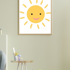 Sun Poster, Sun Poster, You Are My Sunshine, Children's Room Poster ...