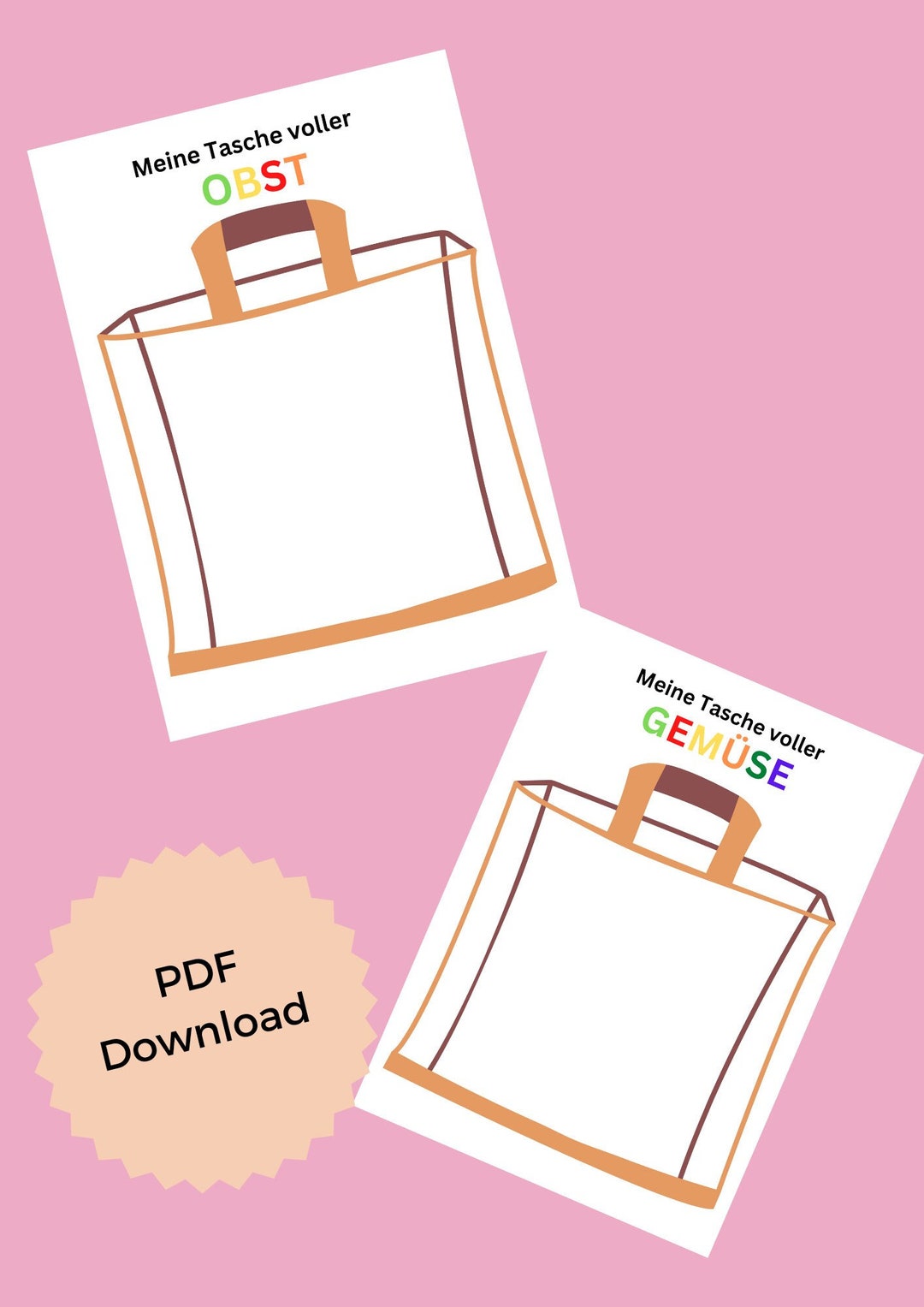 Fruit and Vegetable Learning Cards, Sorting Game Fruit and Vegetables ...