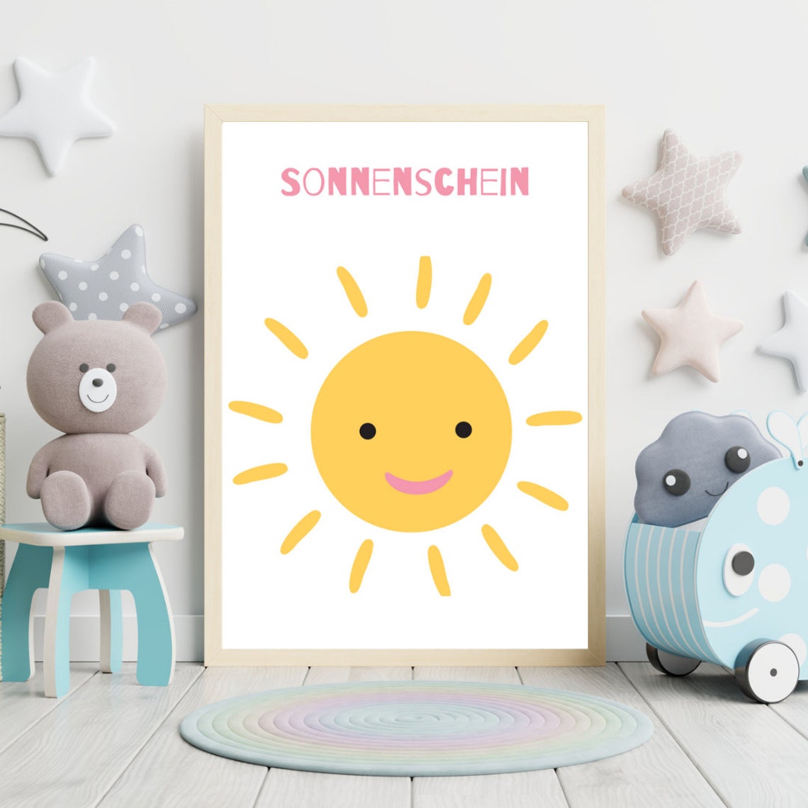Sun Poster, Sun Poster, You Are My Sunshine, Children's Room Poster ...