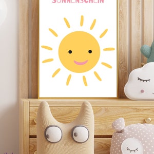 Sun Poster, Sun Poster, You Are My Sunshine, Children's Room Poster ...