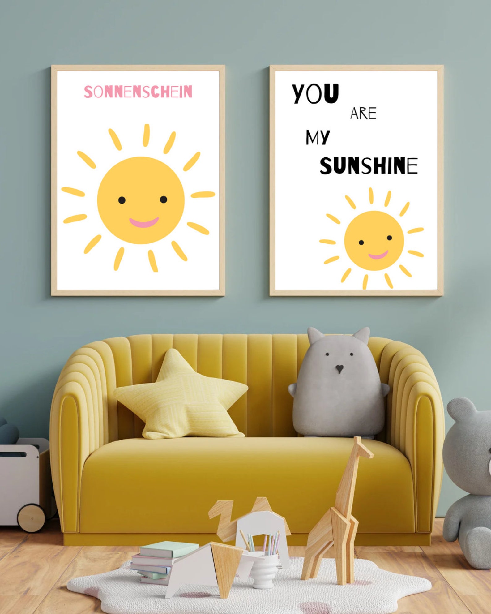 Sun Poster, Sun Poster, You Are My Sunshine, Children's Room Poster ...