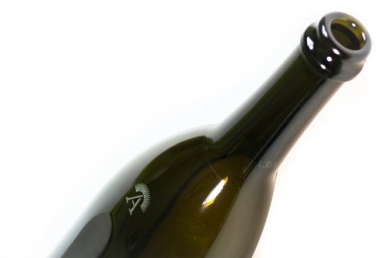 Recycled Wine Bottle Serving Dish, Artsy Green Glassware, Unique ...