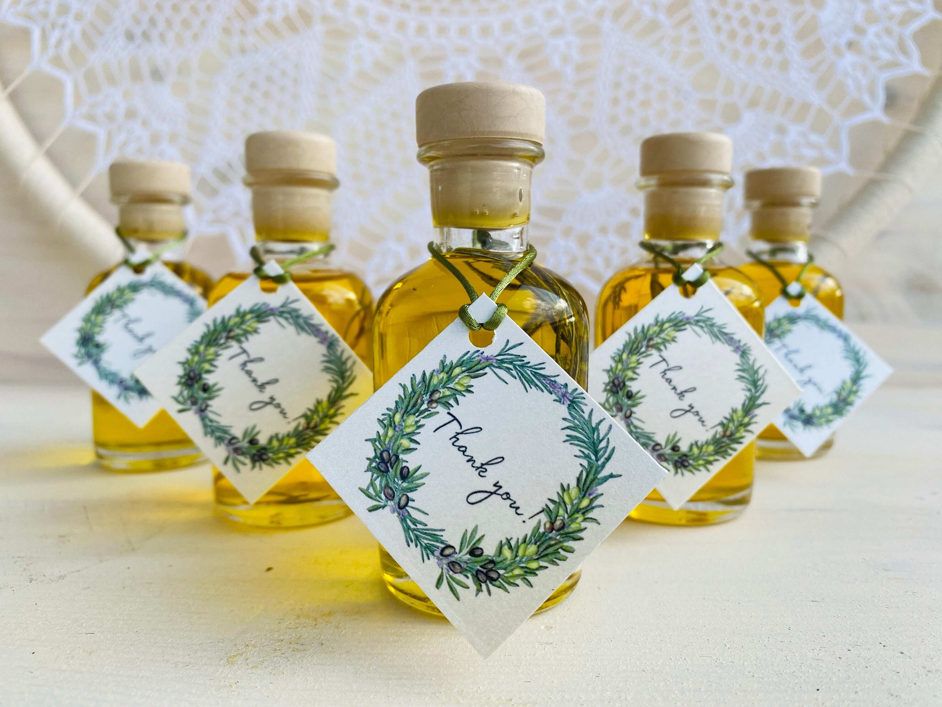 80 Pcs Olive Oil Bottles Olive Oil Favors Personalized Wedding Favors ...