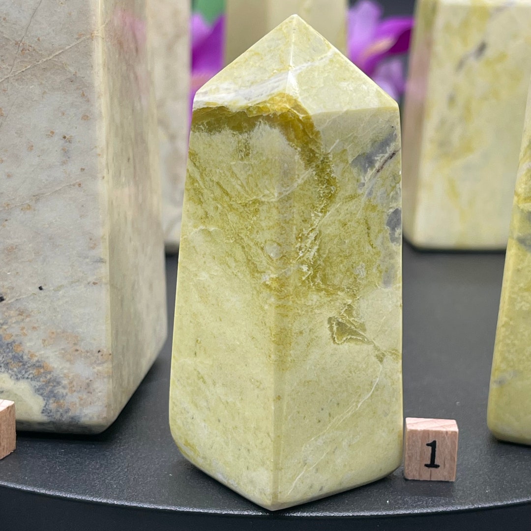 Rare Butter Cream Quartz Crystals - Exclusive Hand-carved Gemstone ...