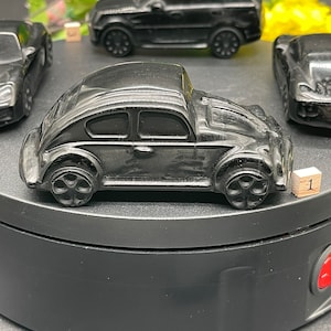 Crystal Obsidian Porsche Carving | Clearance Car Decor Gemstone Auto ...