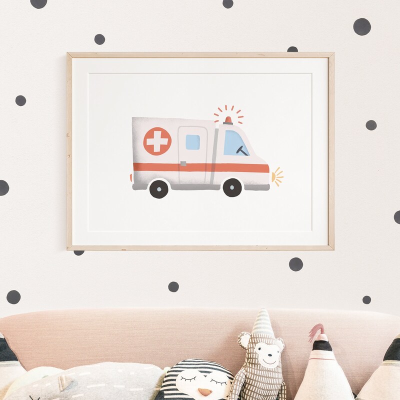 Ambulance Poster - Etsy