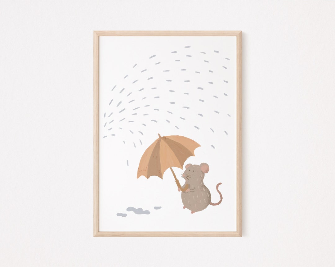 Mattis Mouse Poster I Children's Room, Living Room Decoration, Children ...