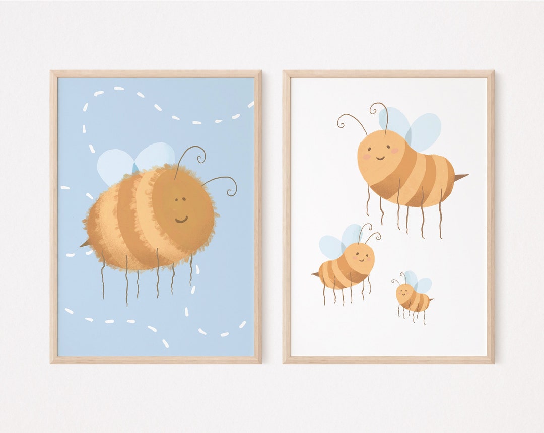 Bee Bumblebee Poster Set I Bee Poster, Bee Poster, Bumblebee Poster ...