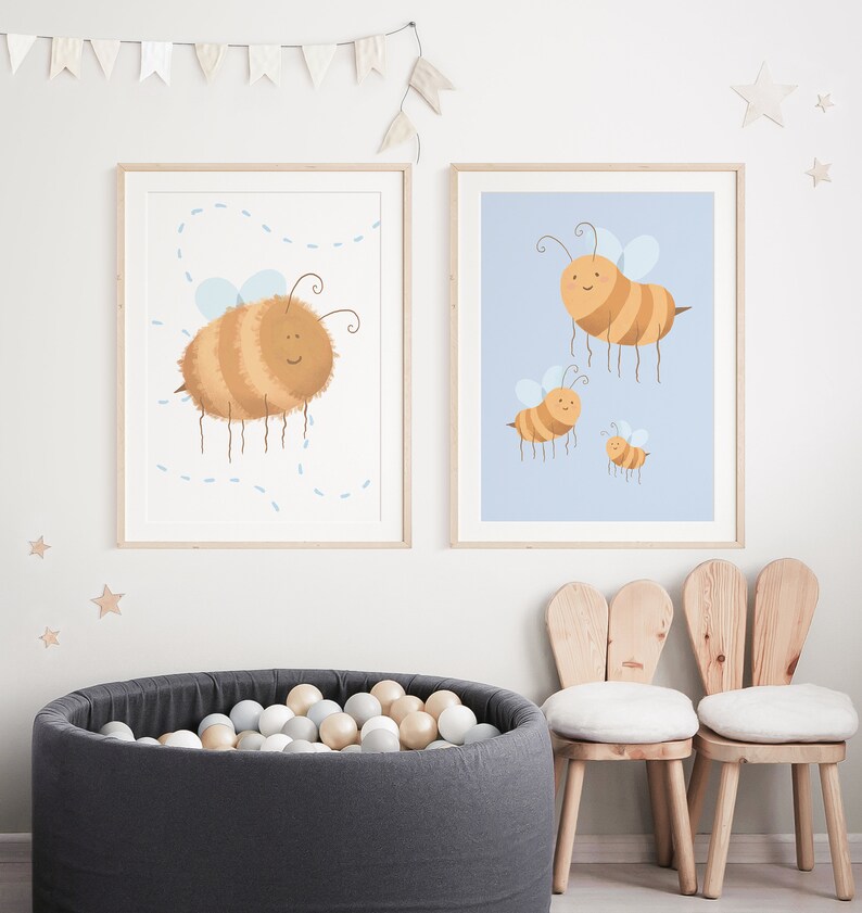Bee Bumblebee Poster Set I Bee Poster, Bee Poster, Bumblebee Poster ...