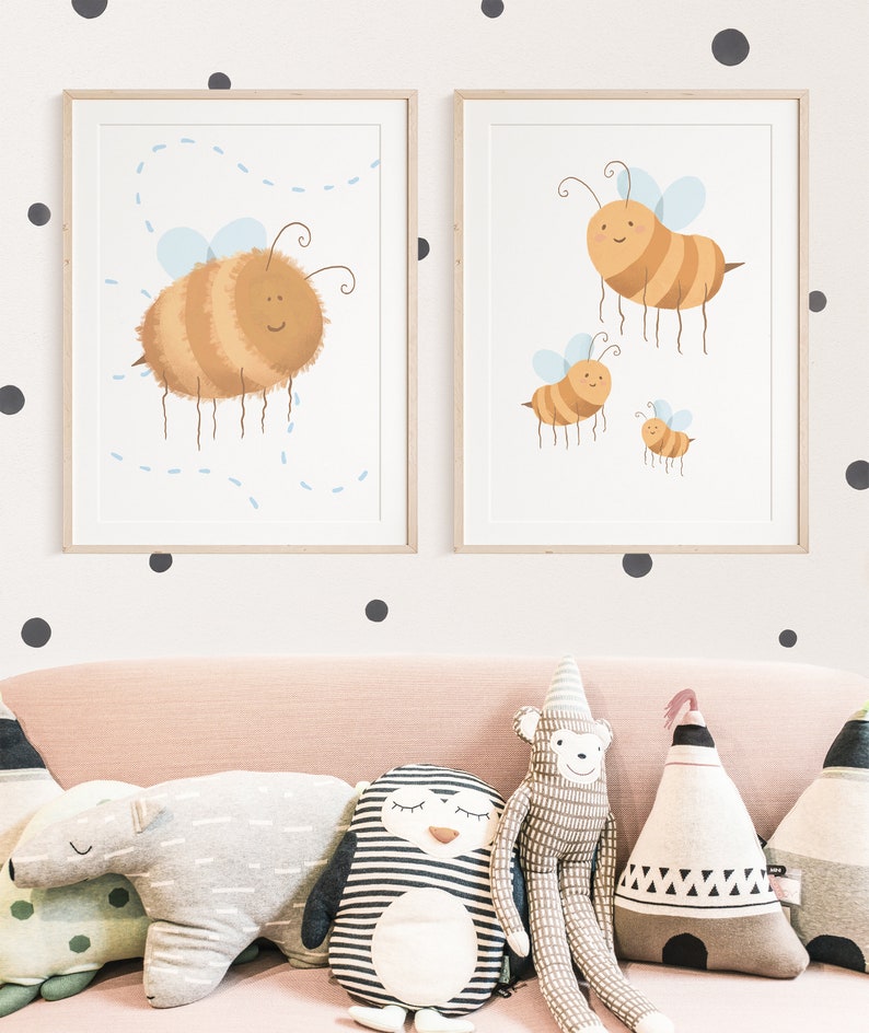 Bee Bumblebee Poster Set I Bee Poster, Bee Poster, Bumblebee Poster ...