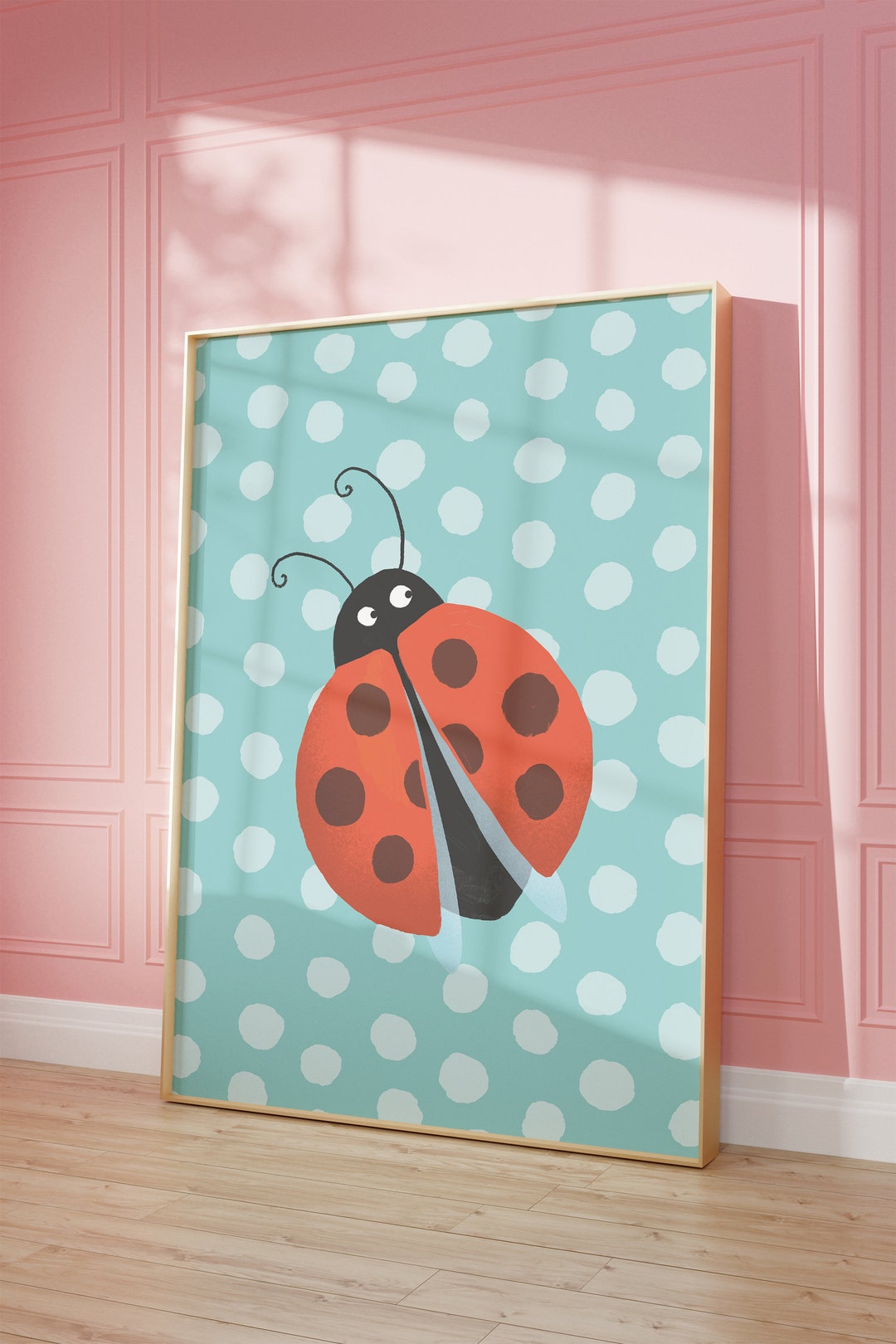 Mia Ladybug Poster Mint I Ladybug Poster Decoration, Wall Decoration ...