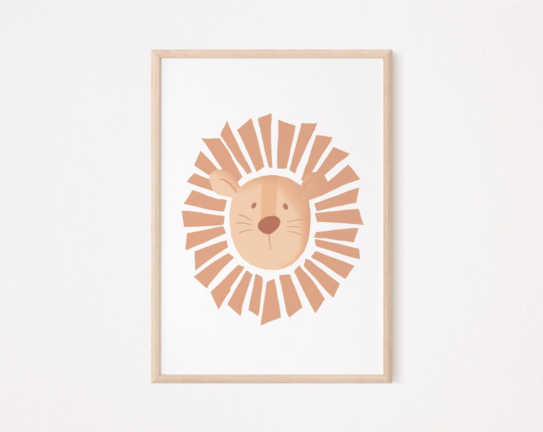 Lio Lion Poster I Lion Poster Children's Room, Animal Poster, King Lion ...