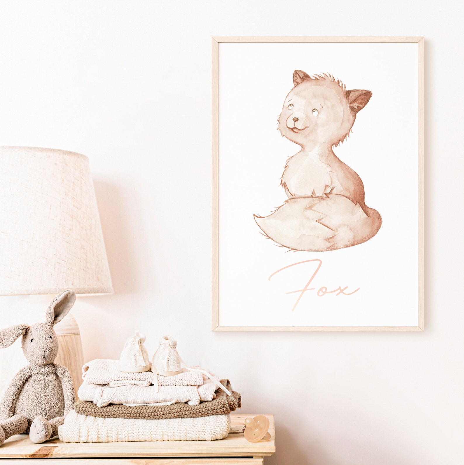 Felix Fox Poster I Fox Poster, Fox Wall Picture, Fox Wall Art, Baby ...