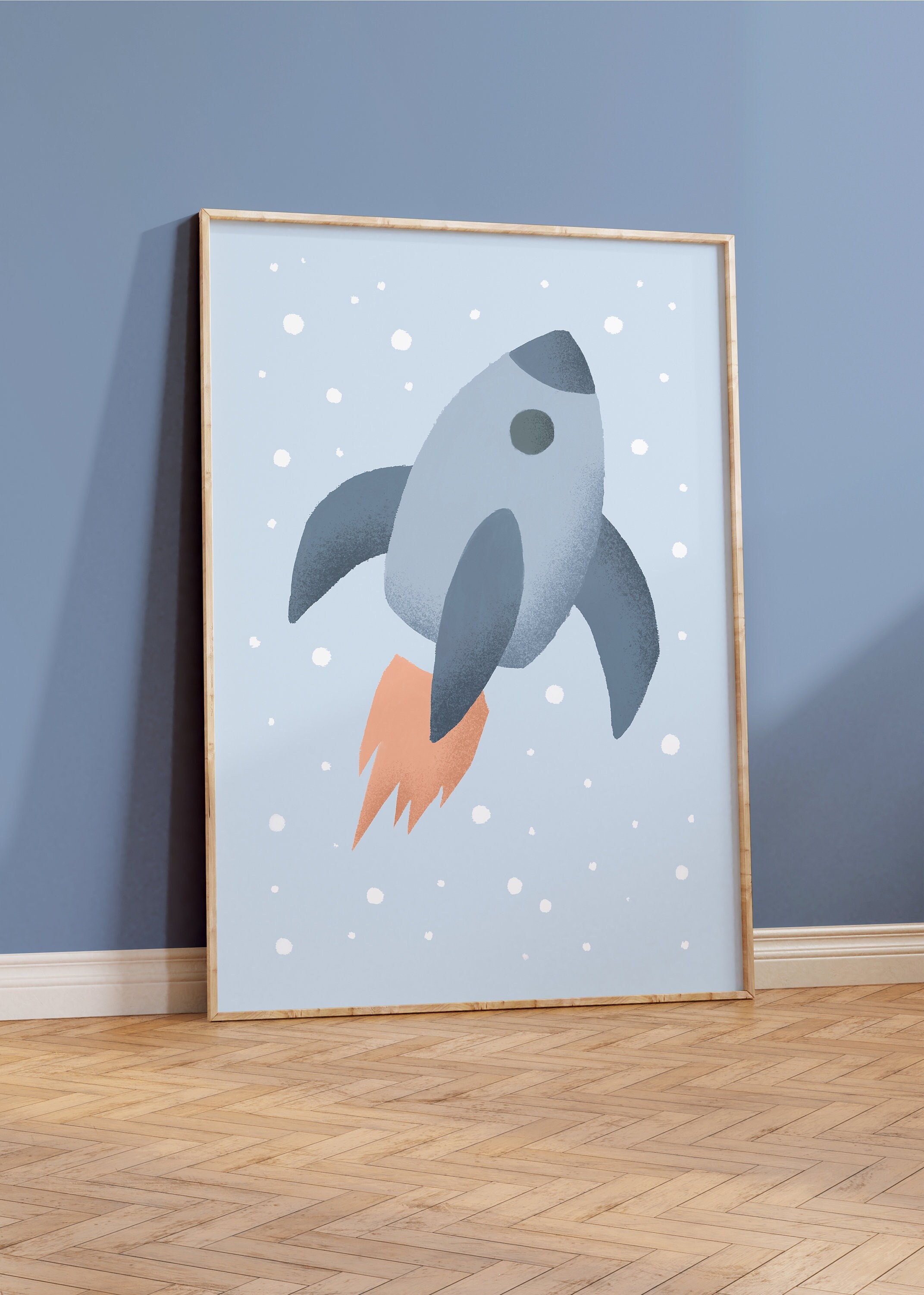 Rudi Rocket Poster I Space Poster, Rocket Poster, Children's Poster ...