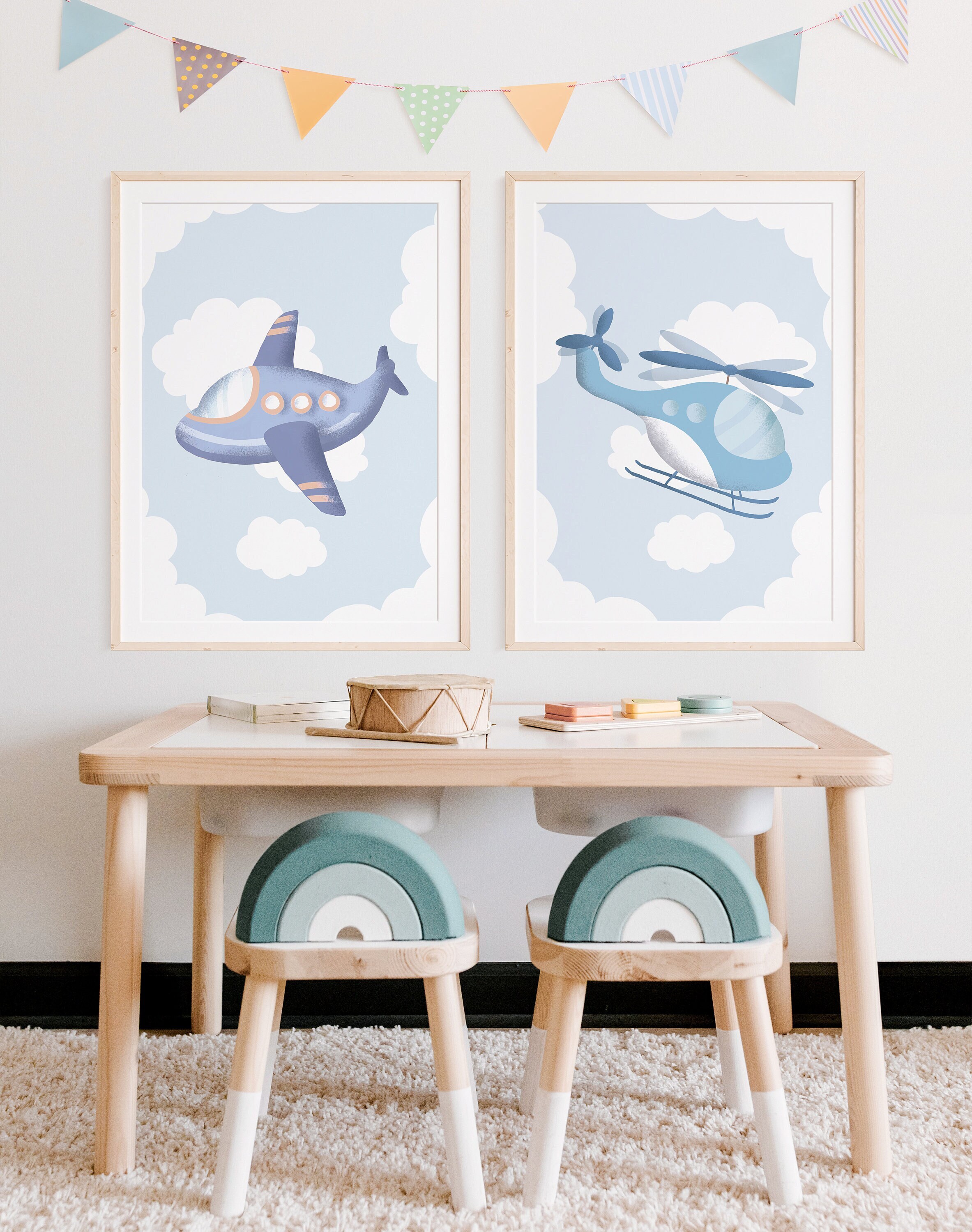 Flight Poster Set I Airplane Poster, Helicopter Poster, Pilot Poster ...