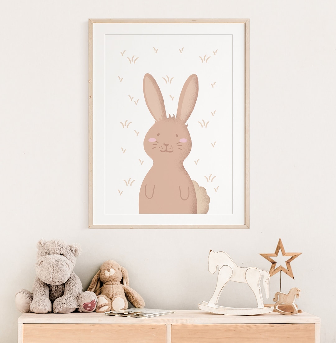 Bunny Poster I Animals Forest Pet Bouncing Ears Cute Cute - Etsy