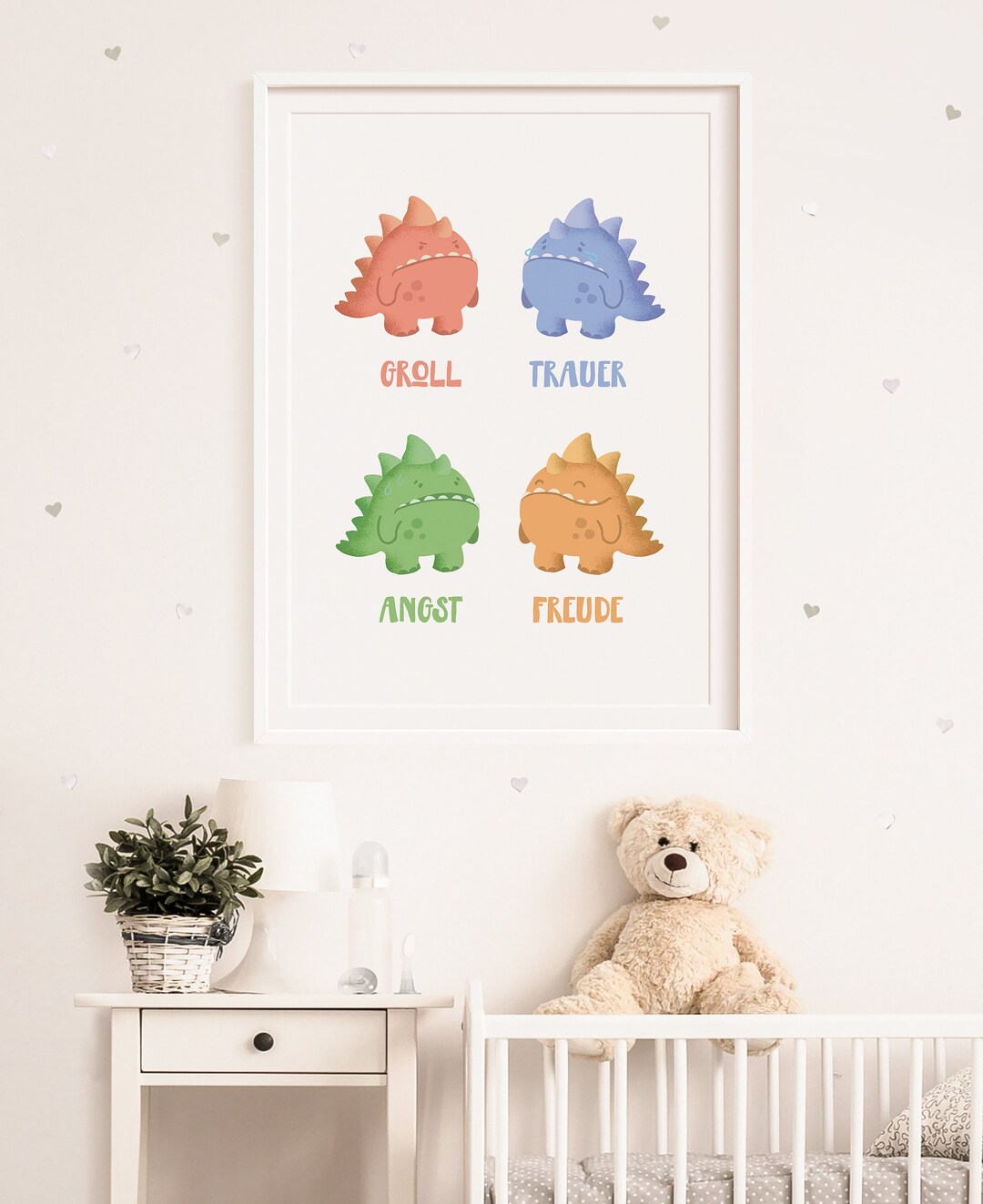 Feelings Monster Poster German I Emotions Poster, Educational Poster ...