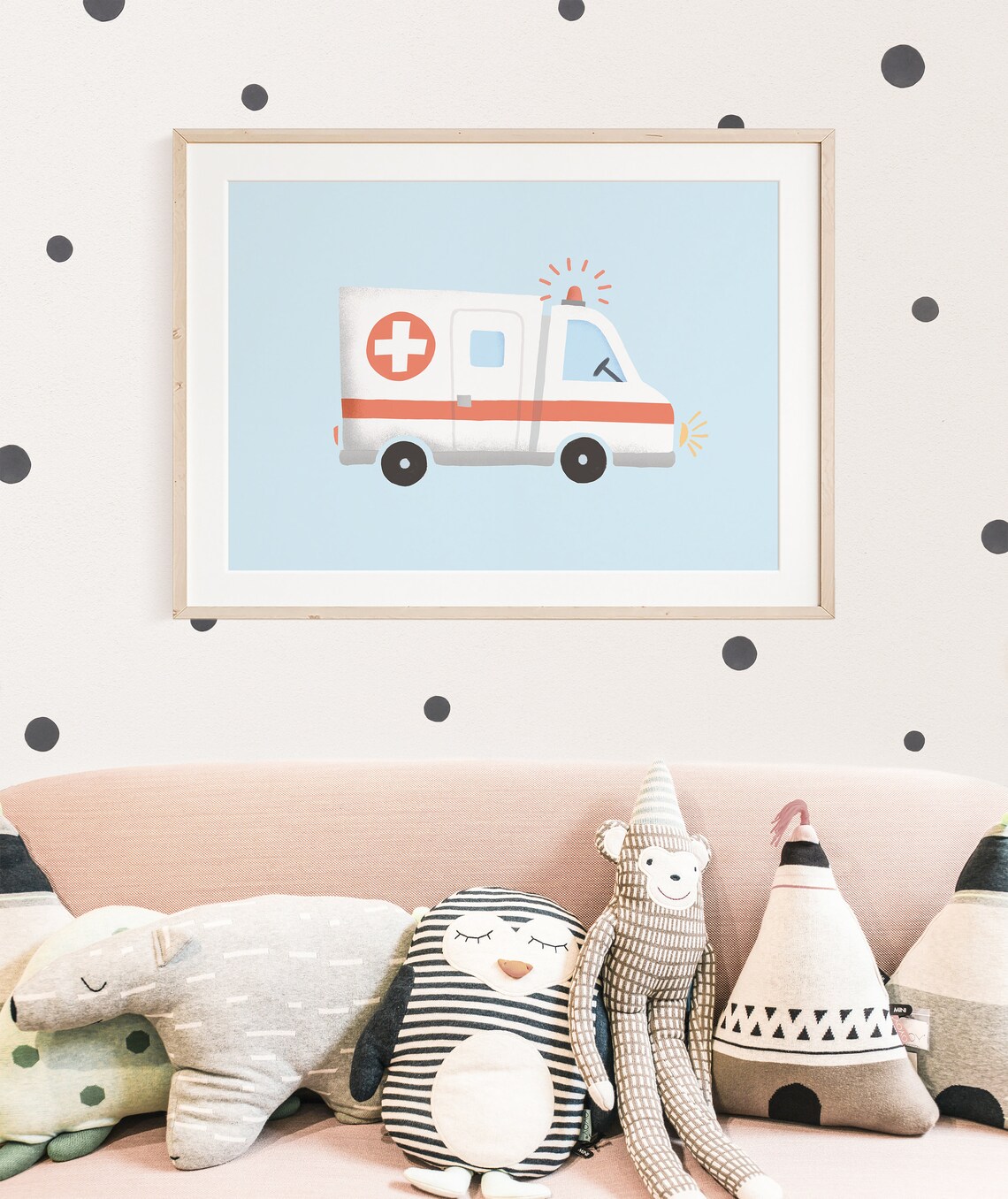 Ambulance Poster I Hospital Car Wall Decor Baby Boy Girl Doctor ...