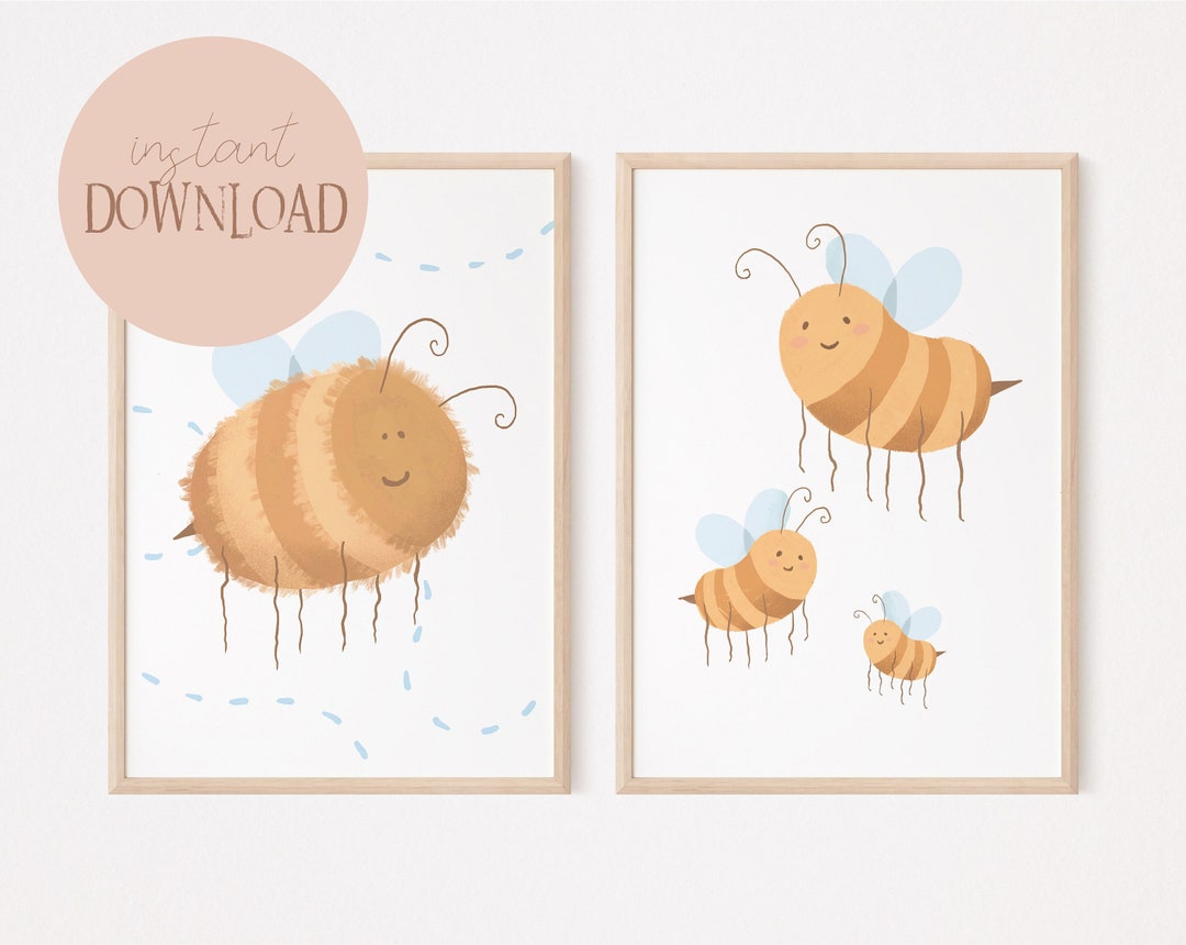 Bee Bumblebee Poster Set I Bee Poster, Bee Poster, Bumblebee Poster ...