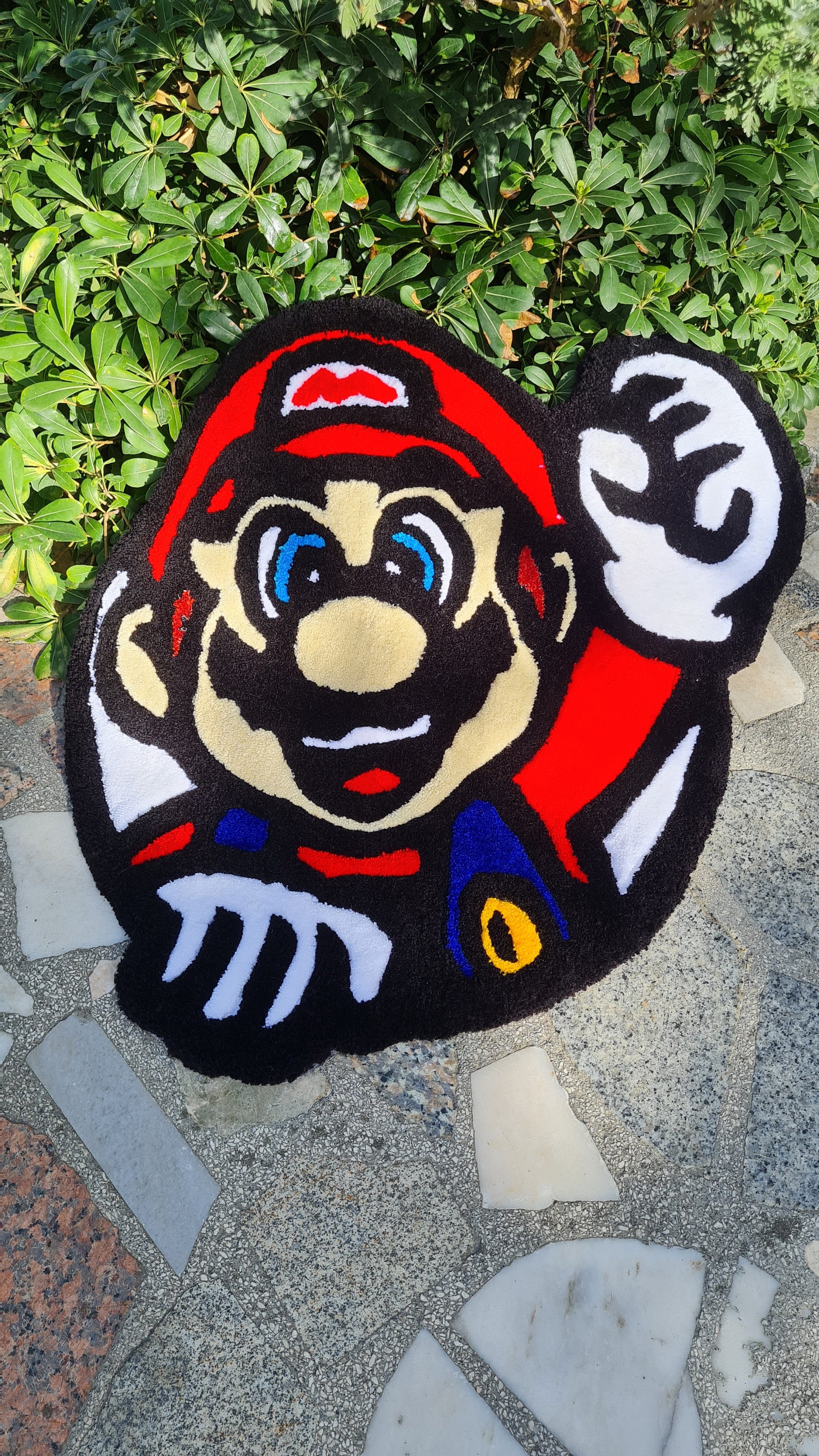 Mario-inspired Rug, Kids Rug, Floor Rug, Wool Rug, Handmade Rug, Rugs ...