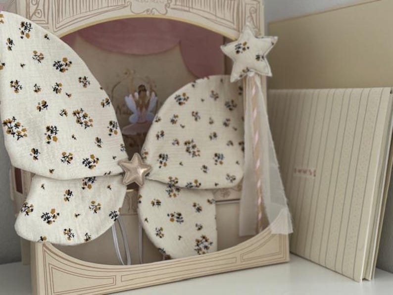 Baby & Child Fabric Fairy Wings, Handmade Children's Butterfly Wings ...