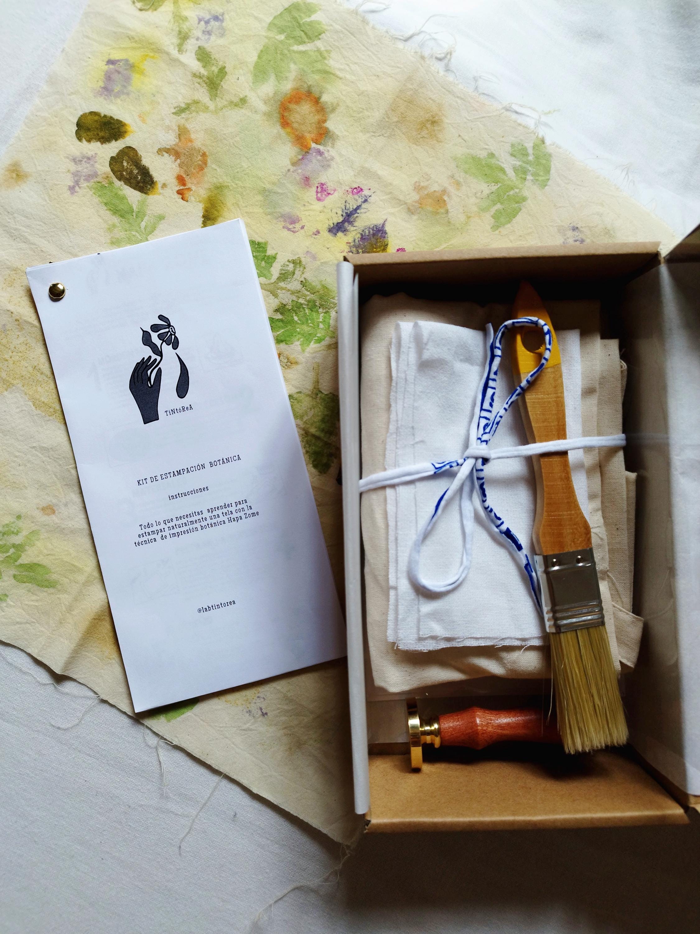 Hapa Zome Kit // Natural Stamping Kit // Creative Kit for Kids//diy Box ...