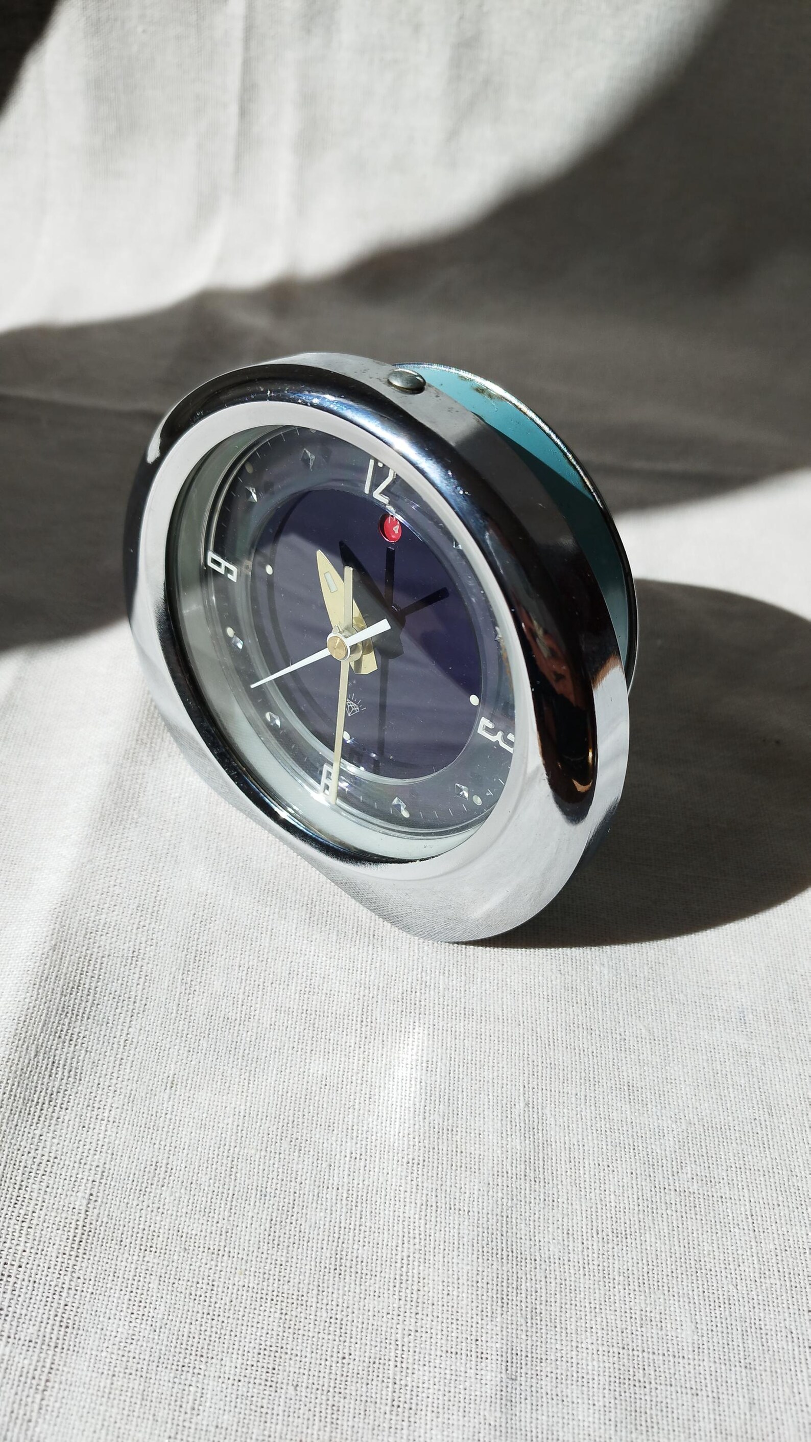 Space Age Alarm Clock DIAMOND Shanghai China 1960s Baby Blue, Nostalgic ...