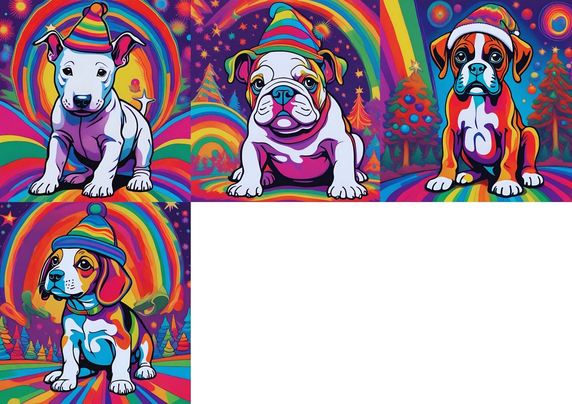 16x Cute Puppy: Print and Cut Digital PNG Sticker Sheets, 16 Different ...