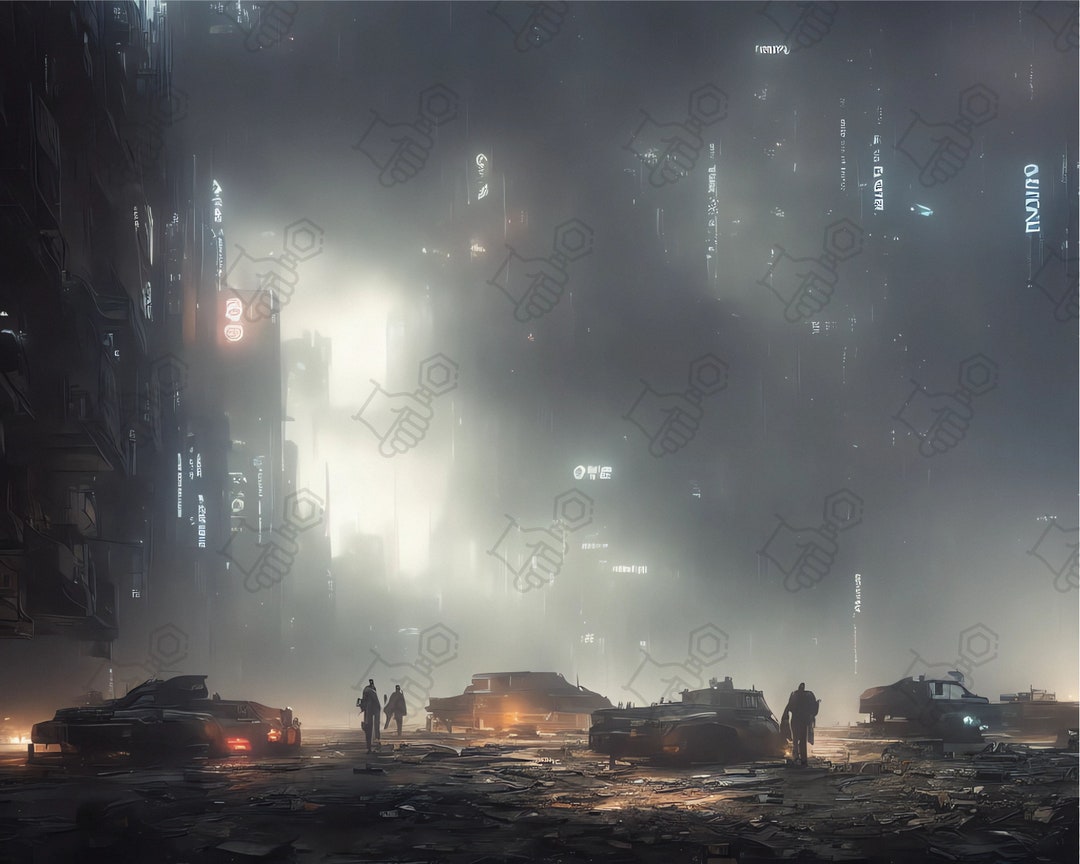 Dystopia variant IV landscape Dystopian Wall Art Post - Etsy