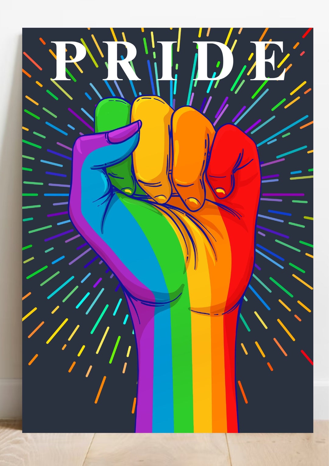 Pride Poster, LGTB Print, Diversity, Inclusion, Gay, Wall Art ...