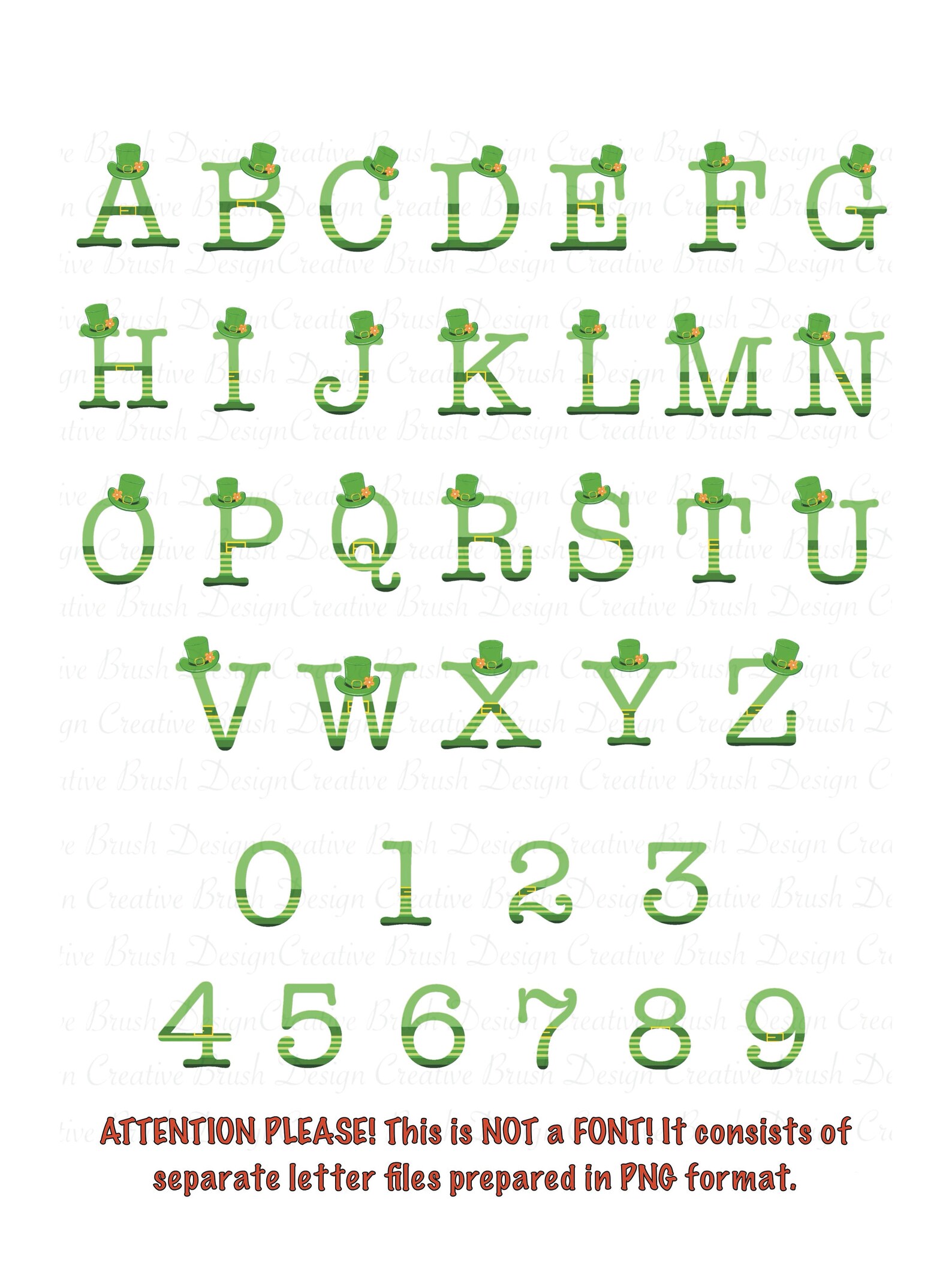 St Patricks Day Letters, Saint Patricks Day Alphabet, St Patricks PNG ...