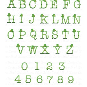 St Patricks Day Letters, Saint Patricks Day Alphabet, St Patricks PNG ...