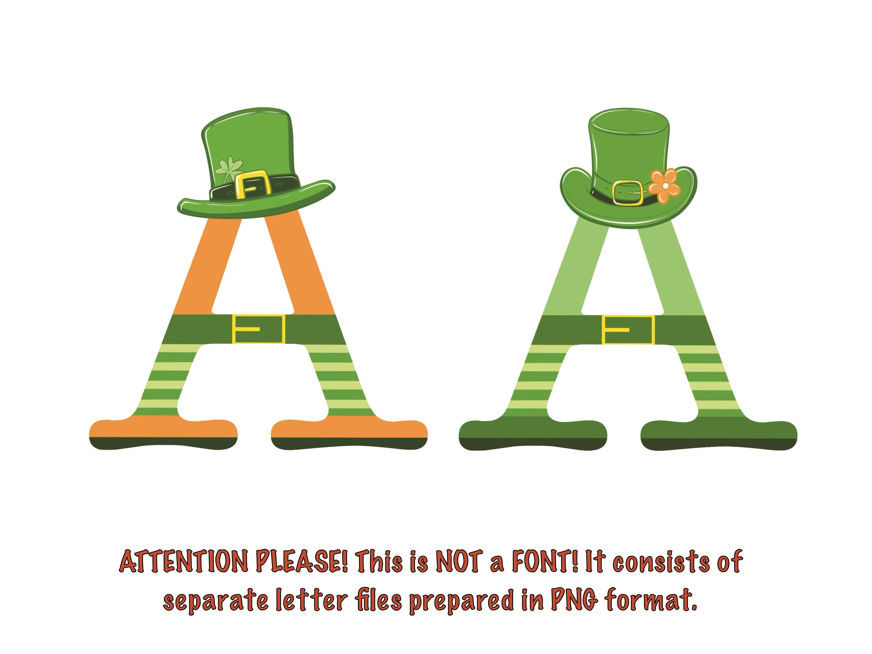 St Patricks Day Letters, Saint Patricks Day Alphabet, St Patricks PNG ...
