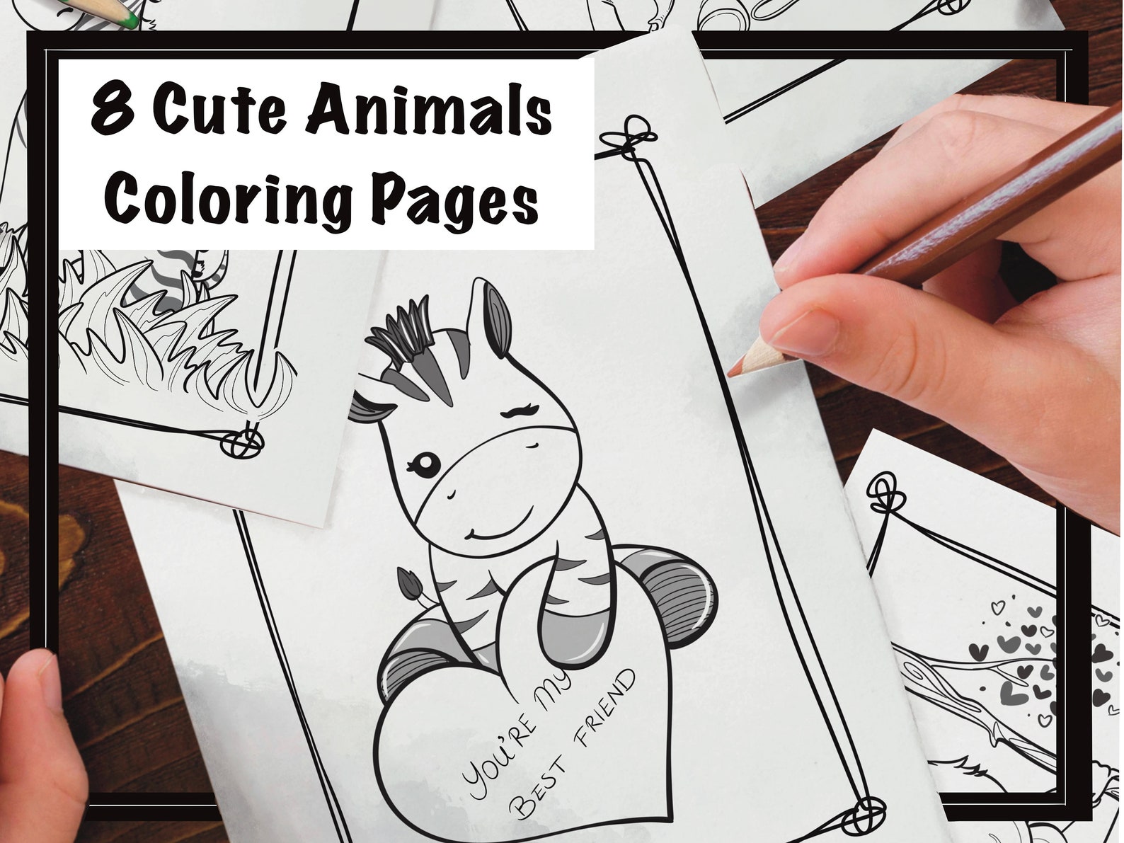 Printable Colouring Sheets, Cute Animals Coloring Pages, Printable ...