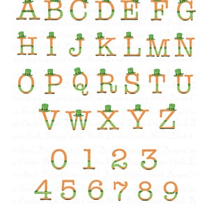 St Patricks Day Letters, Saint Patricks Day Alphabet, St Patricks PNG ...
