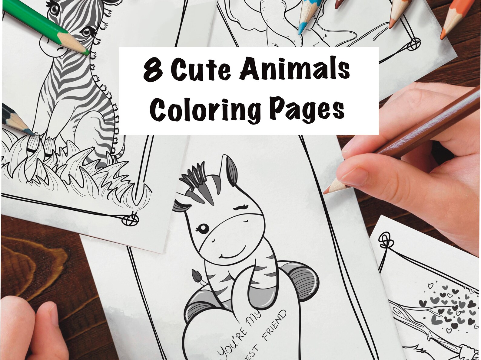 Printable Colouring Sheets, Cute Animals Coloring Pages, Printable ...
