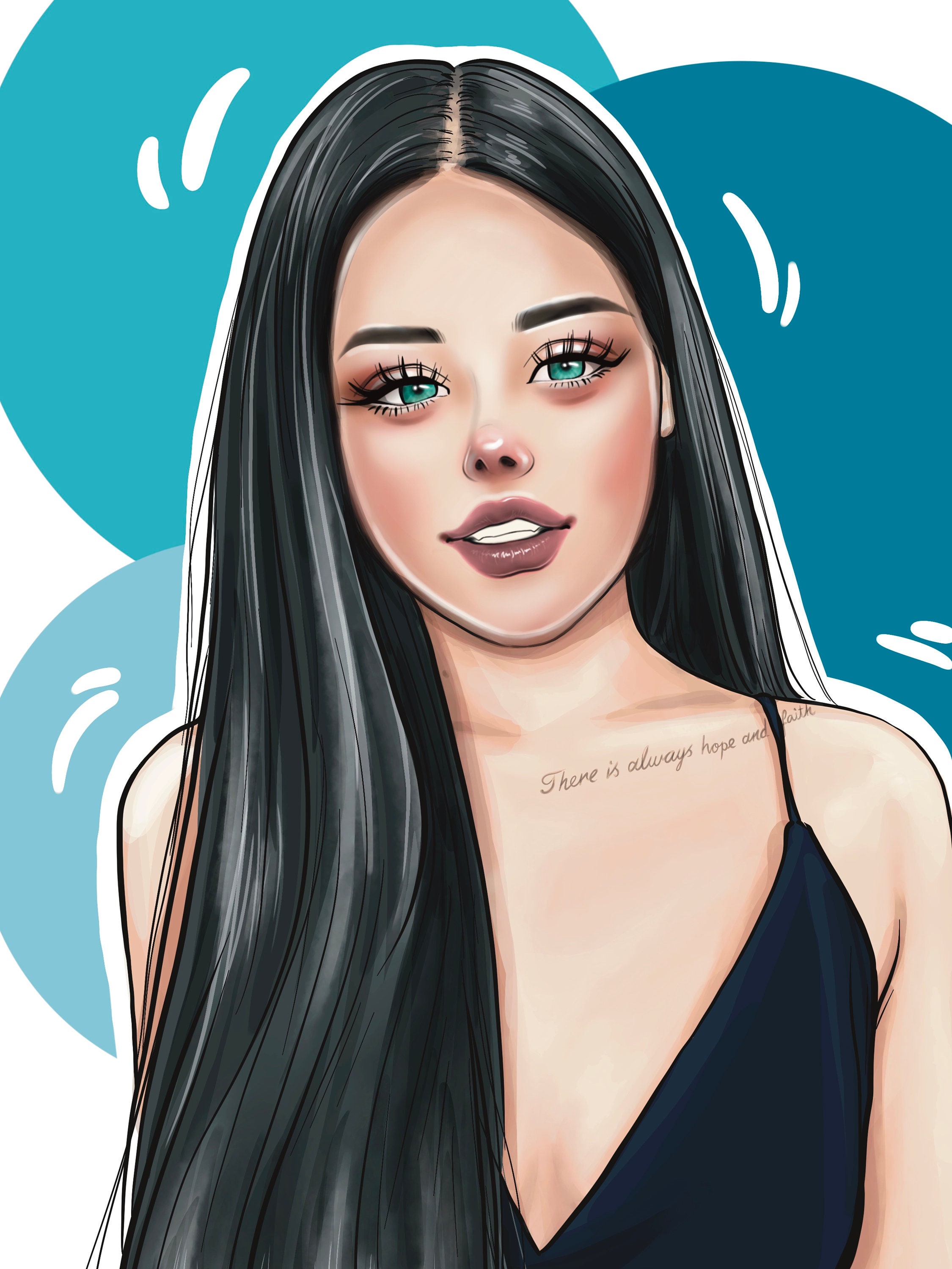 Anime Lips Stamp Procreate Anime Lip Brushes Lips Drawing For Procreate Procreate Anime