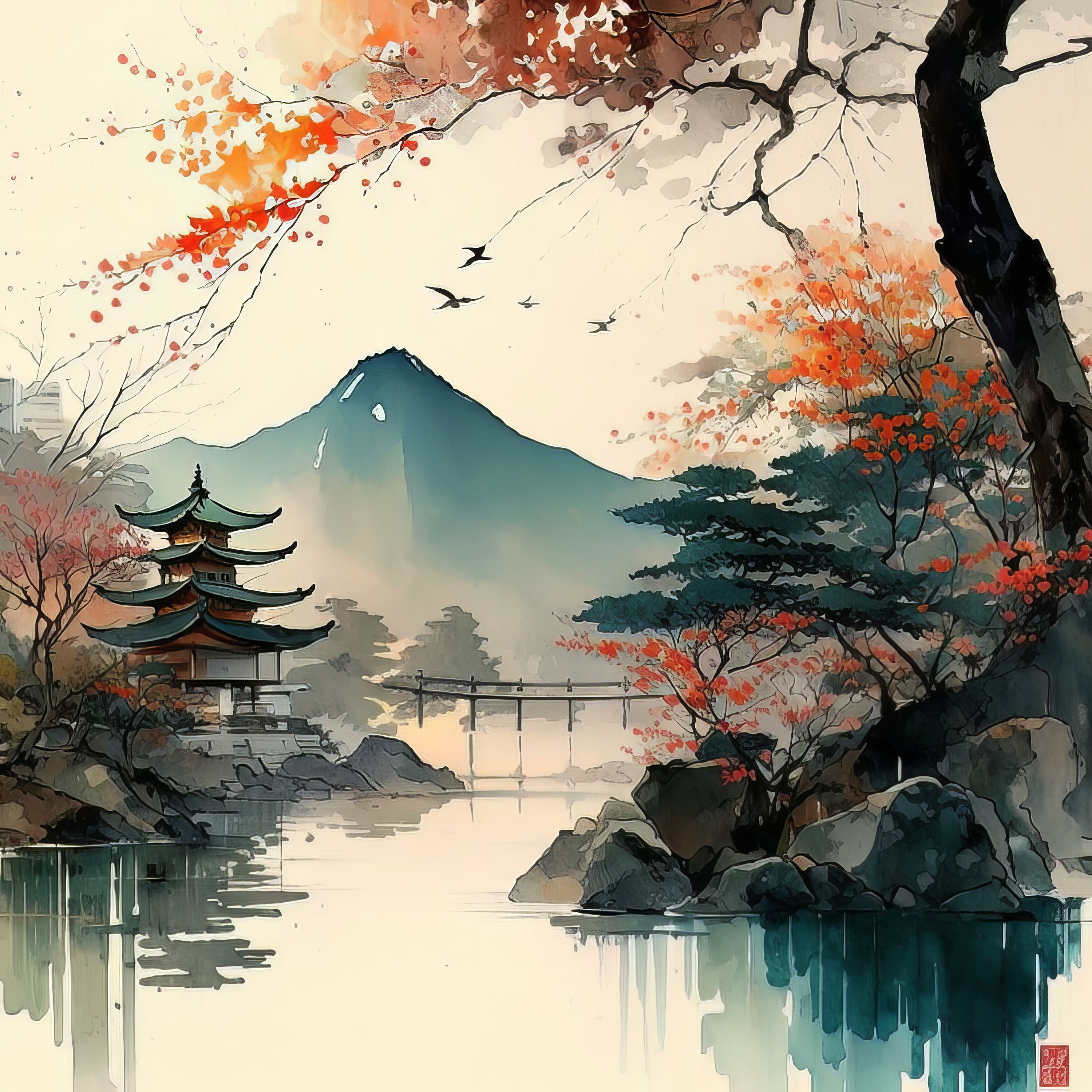 Traditional Japanese Landscape Art Traditional Japanese Landscape Art