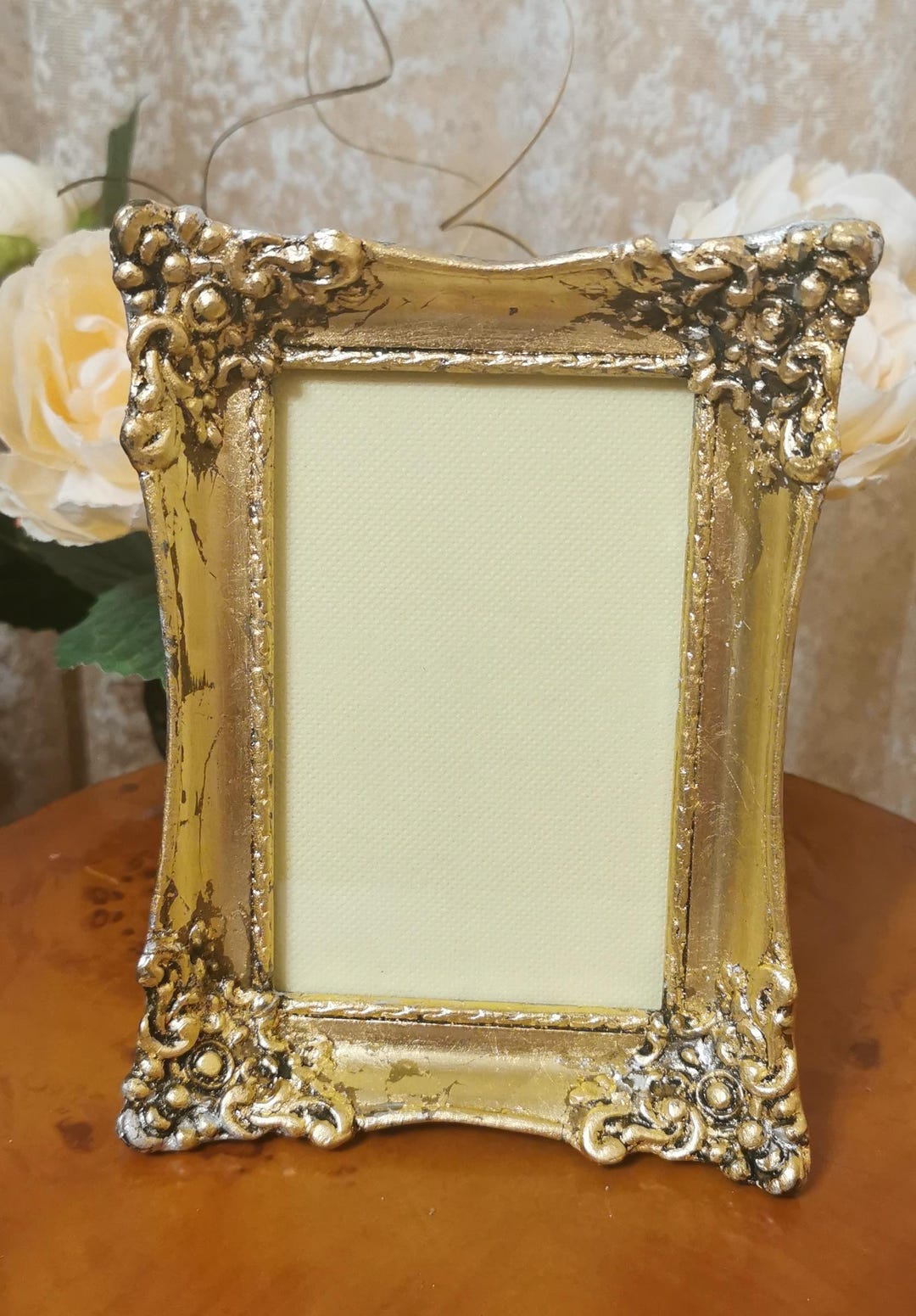 Vintage Golden Tone Victorian Style English Frame Gift for Her 1980's ...