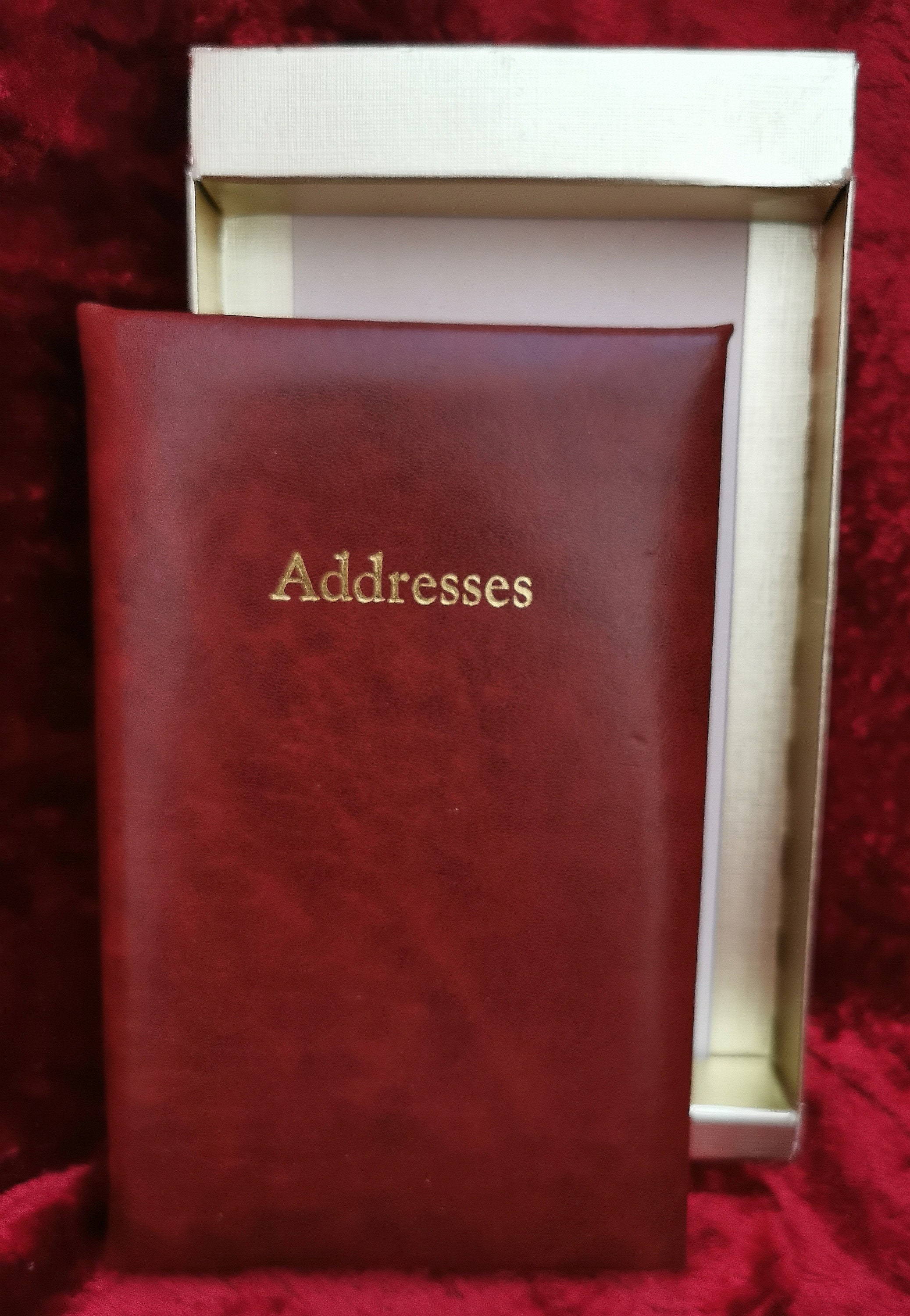 Vintage Address Book Leathersmith of London Craftsman Collection ...