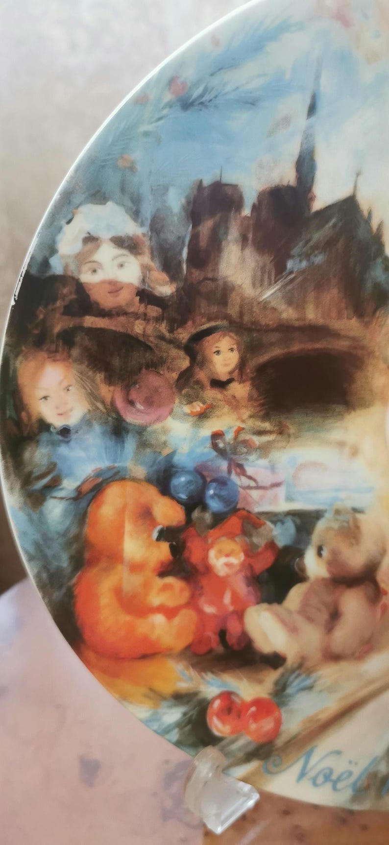 Vintage,,darceau Limoges"porcelain Collectable Plate 1986's Design by ...