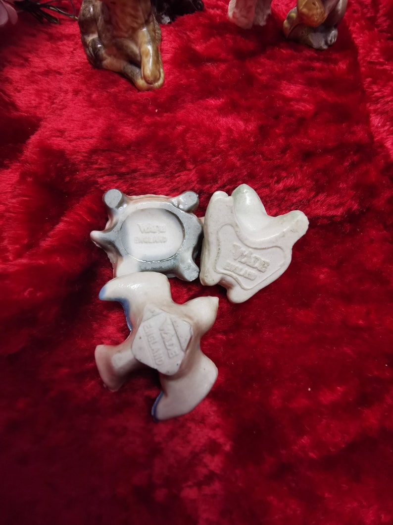 Miniatures Animal 7 Figures wade England - Etsy