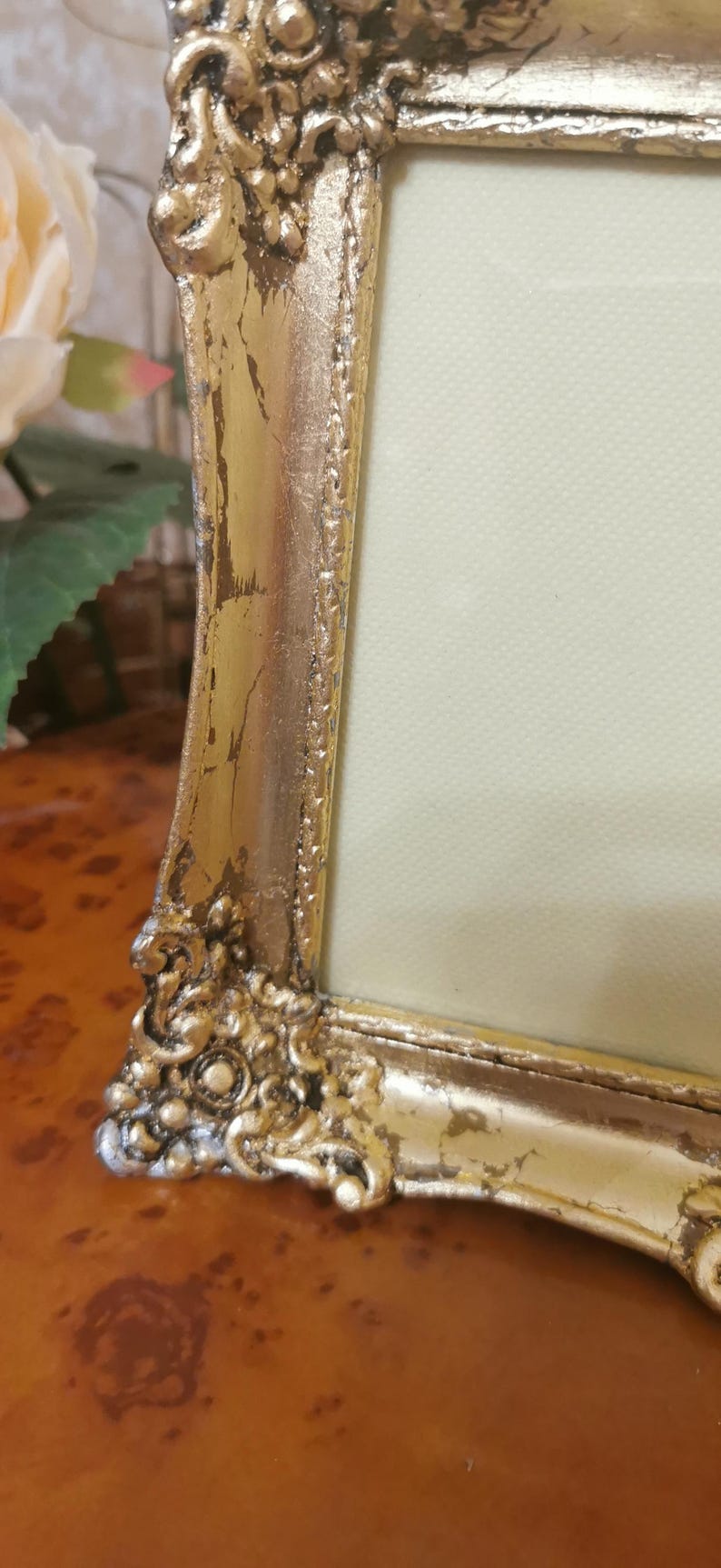 Vintage Golden Tone Victorian Style English Frame Gift for Her 1980's ...