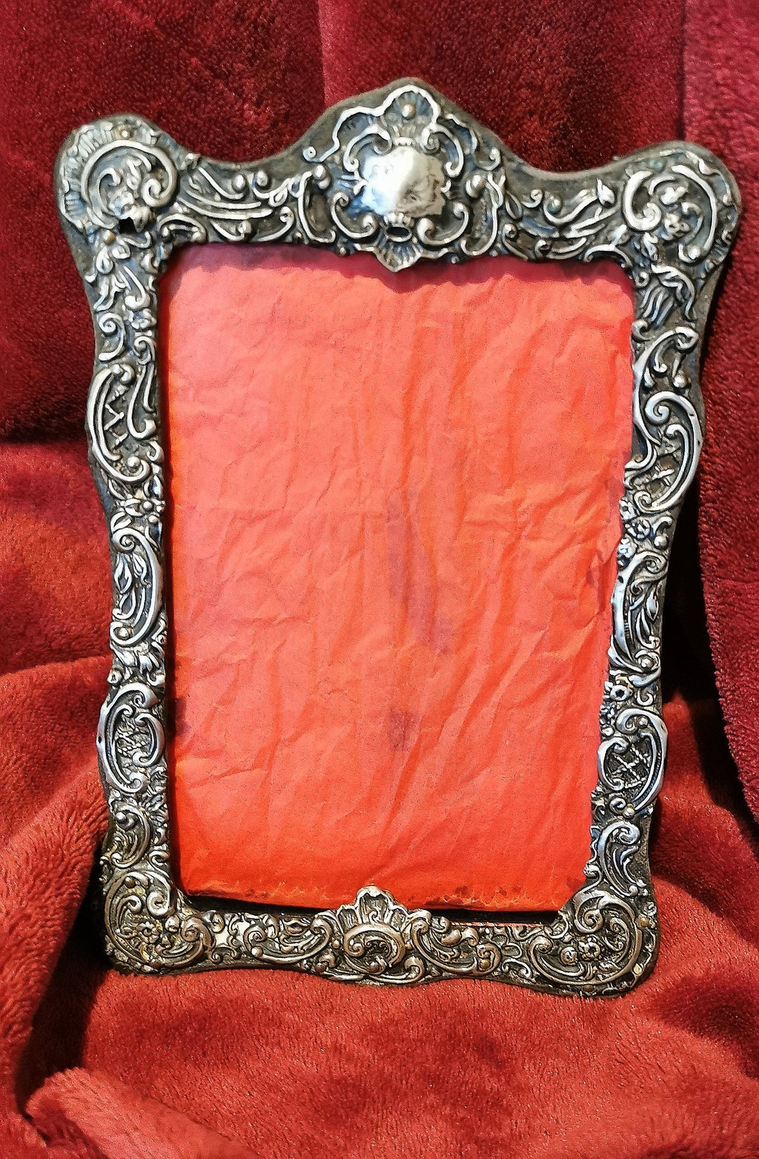 Antique Late Victorian Silver Picture Frame 12,5cm/18,5 Cm England 1930 ...