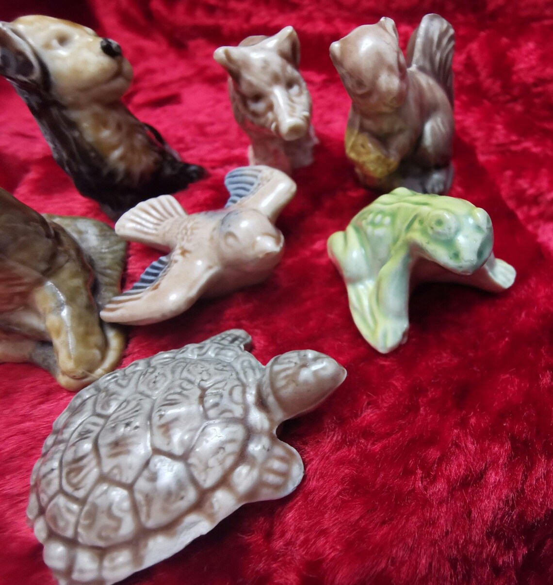 Miniatures Animal 7 Figures "wade" England - Etsy