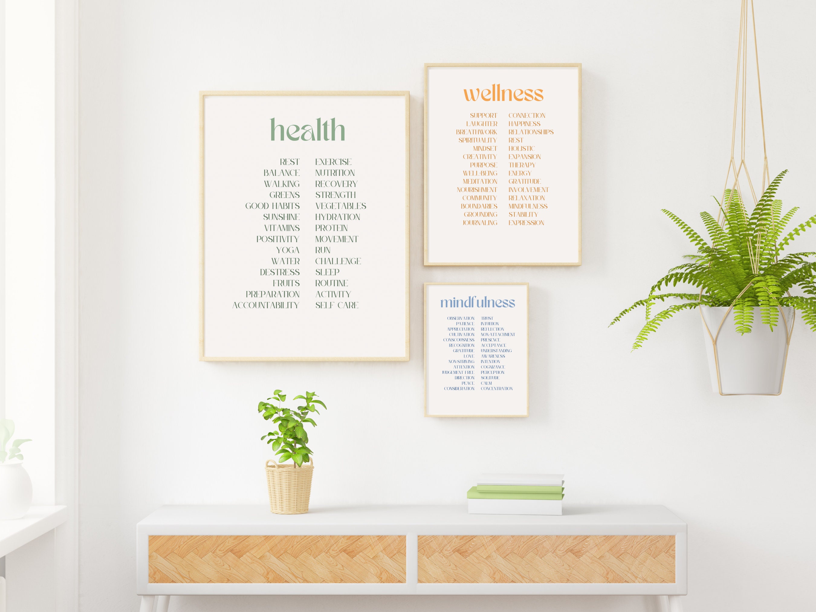 The Meaning of Health Digital Printable Downloadable Wall Decor Home ...
