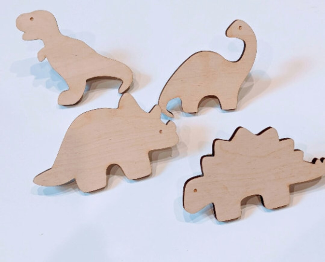 Dinosaur Dresser Knobs, Set of 4 Knobs, Dino Furniture Hardware ...