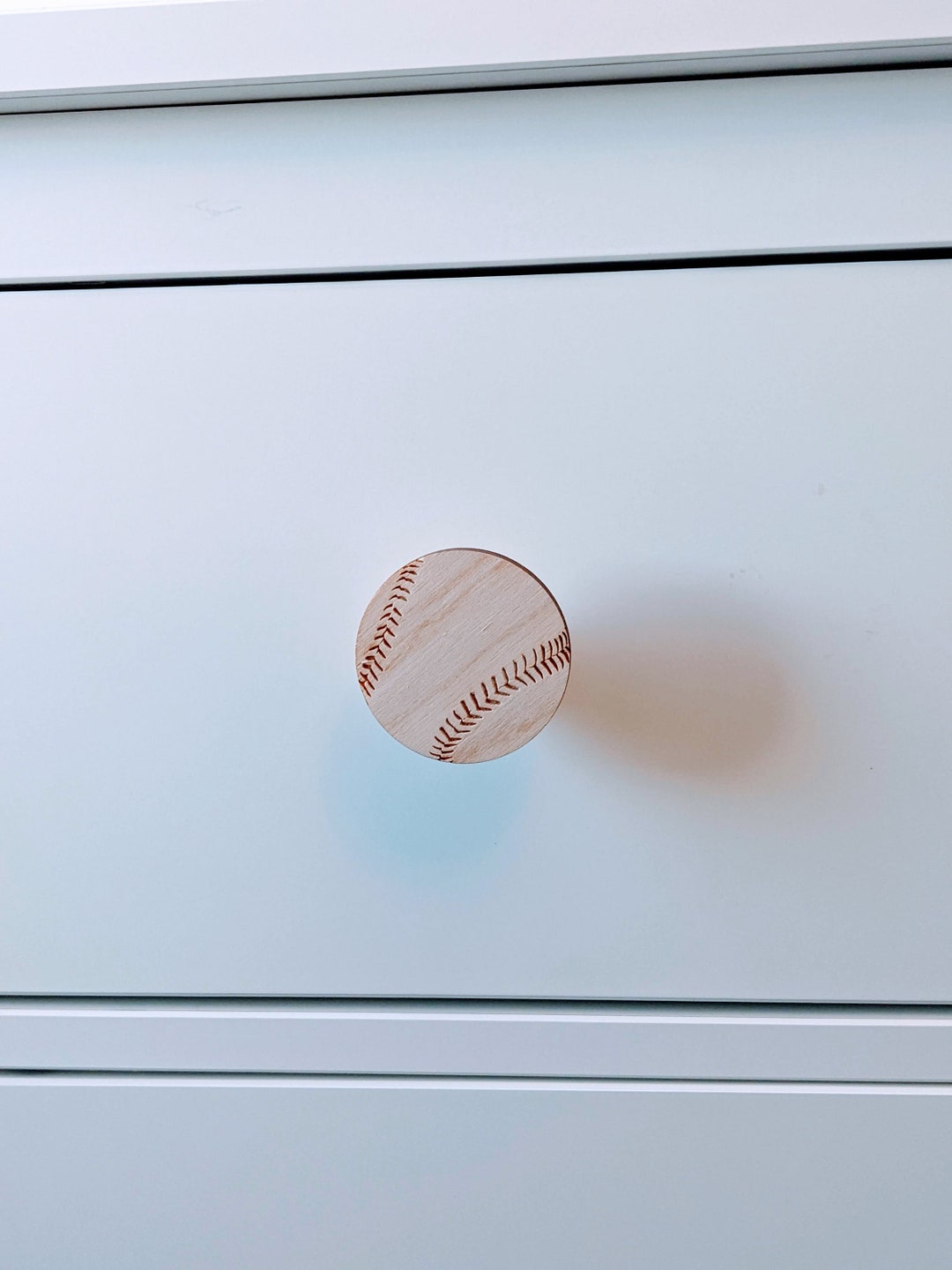 Baseball Dresser Knobs, Baseball Theme Drawer Pulls, Baseball Cabinet ...