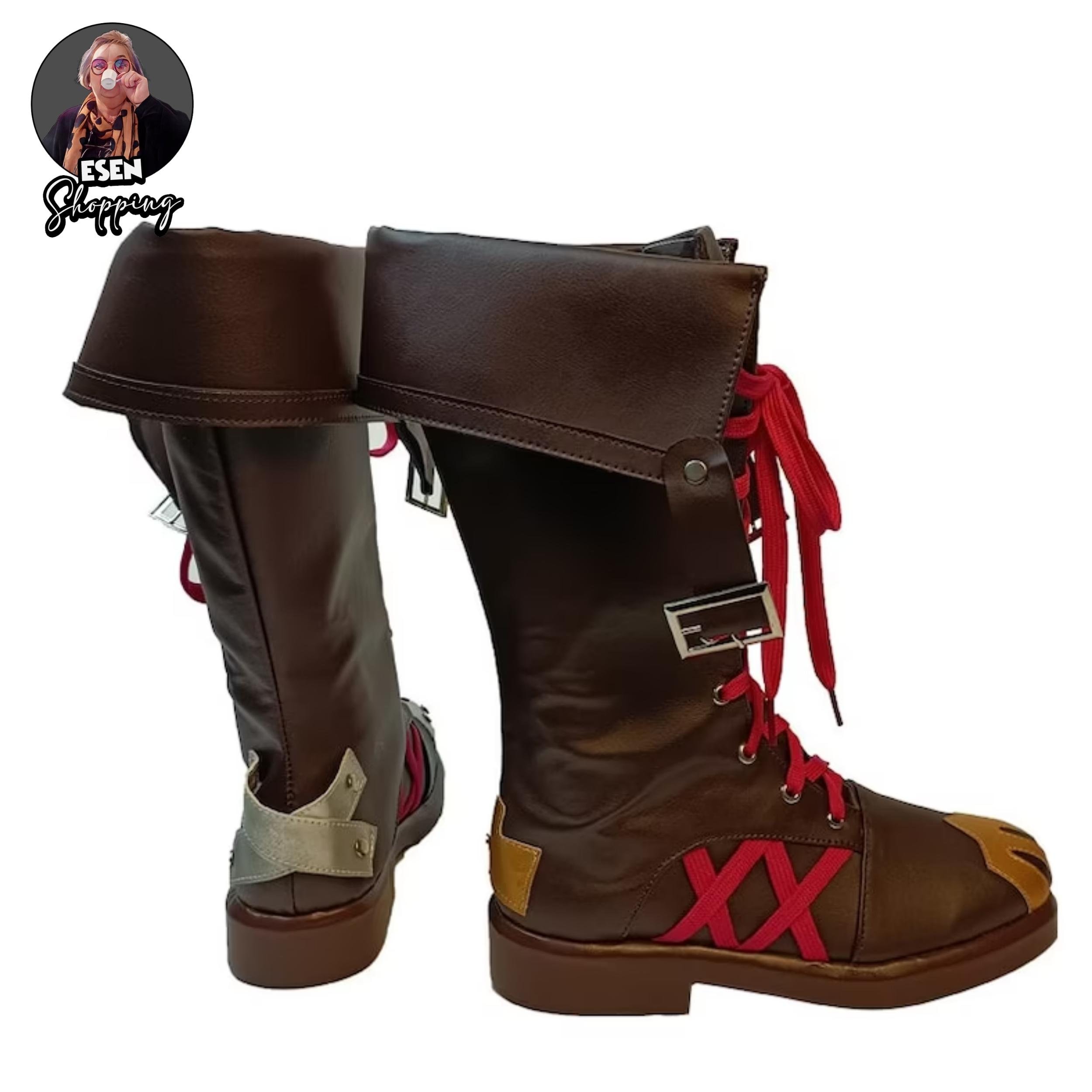 Arcane Jinx Cosplay Shoes League of Legends Jinx Props Boots for ...