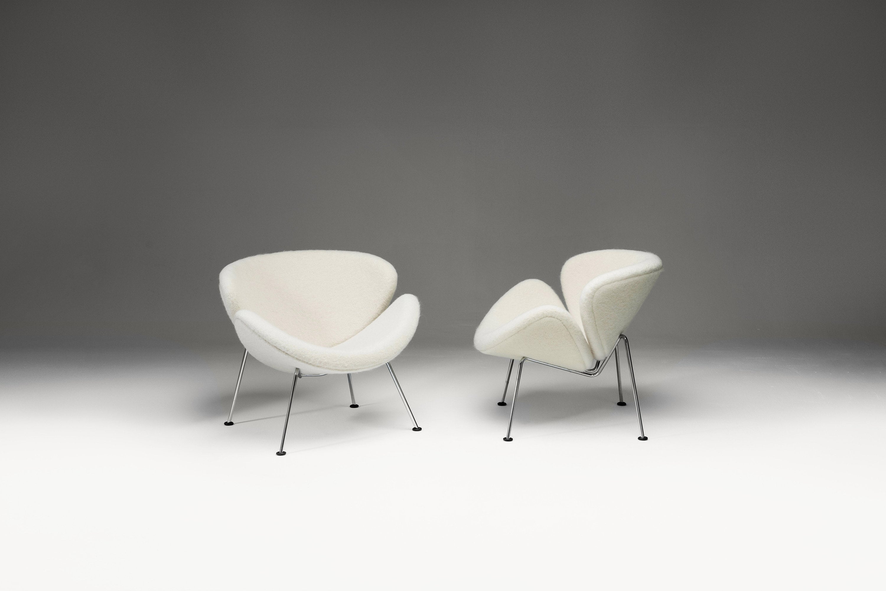 Orange Slice Chairs by Pierre Paulin for Artifort, 1980s, Set of 2 - Etsy